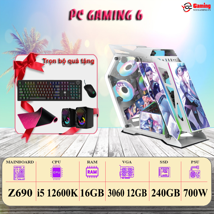 YCC GAMING 6 | YCC Gaming | PC chơi game - Maytinhviettri.vn